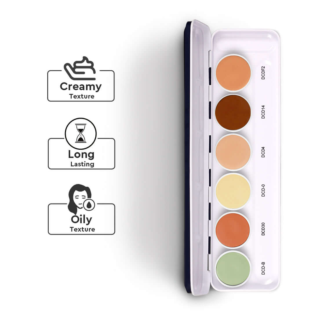 ULTRA HD COVER & CONCEAL DERMASHIELD PALETTE 6 IN 1 - C2P Pro